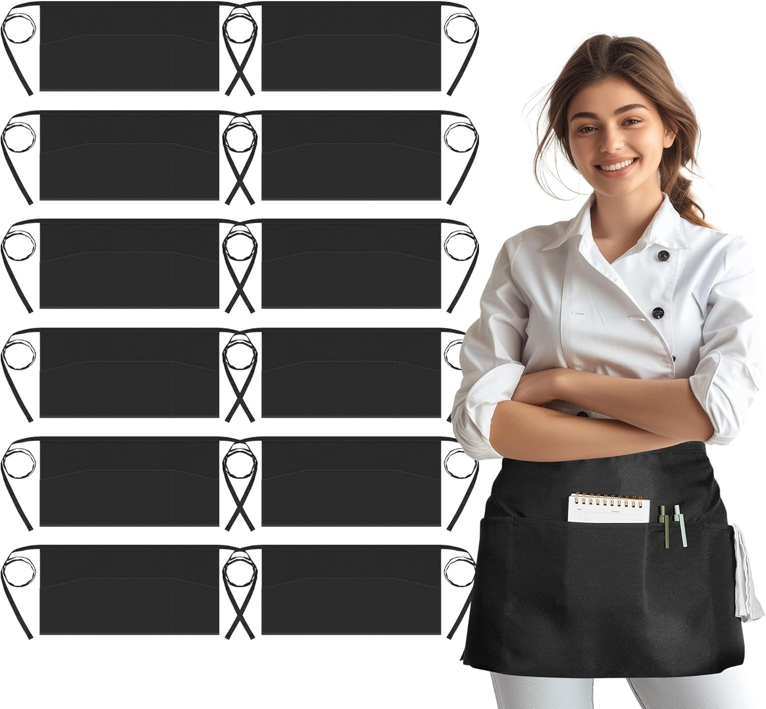 Half Aprons Pack of 12 – uniformer