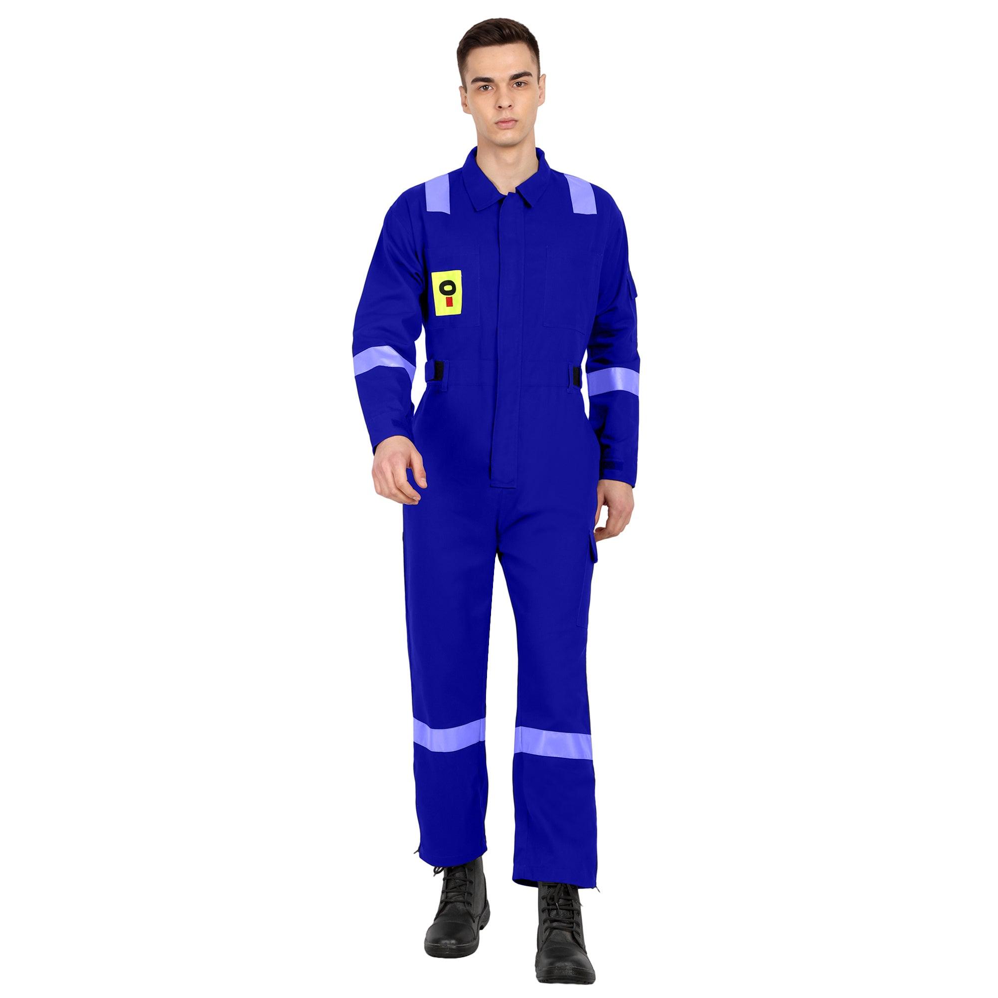 OIL India Uniform Coverall Full Sleeves - Korn Blue