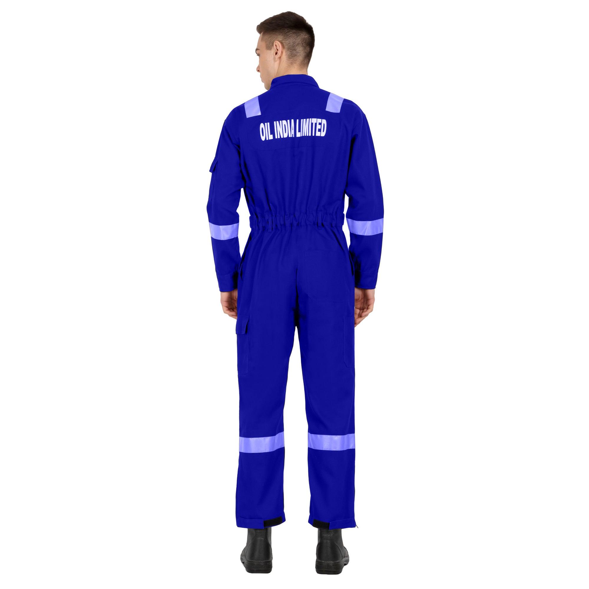 OIL India Uniform Coverall Full Sleeves - Korn Blue
