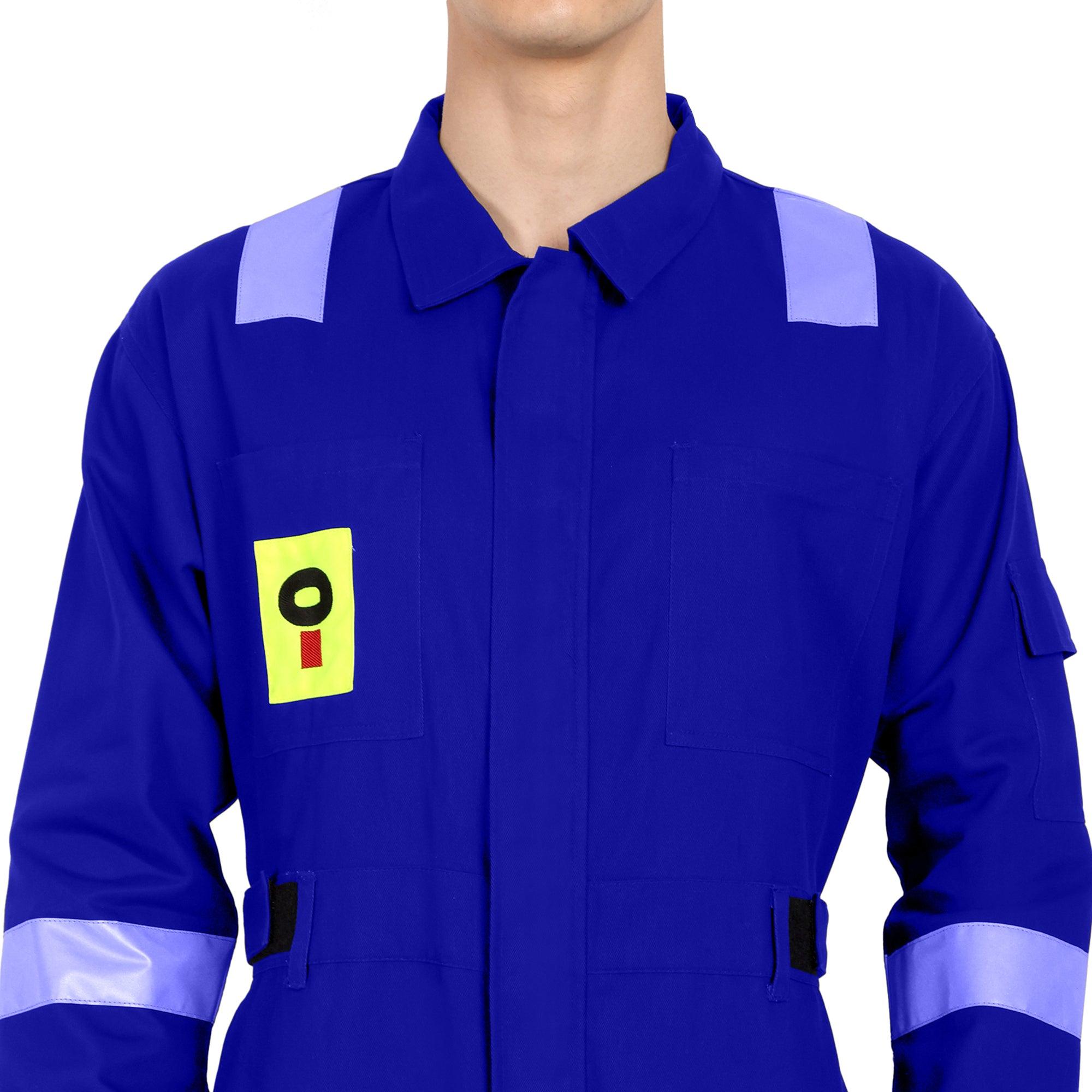 OIL India Uniform Coverall Full Sleeves - Korn Blue