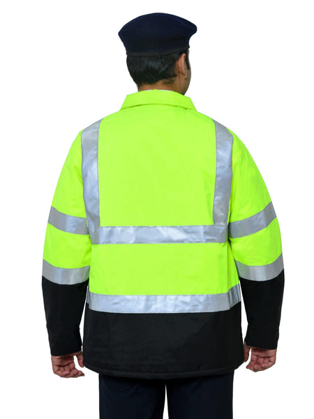High Visibility Jacket - Yellow & Black